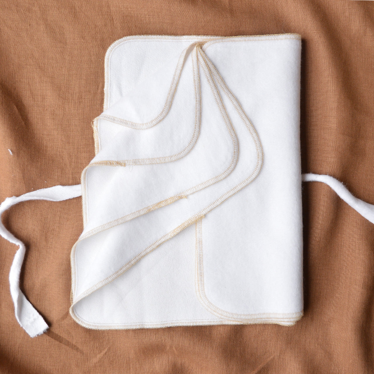 natural eco organic nappies by Disana with wool nappy covers - Woollykins