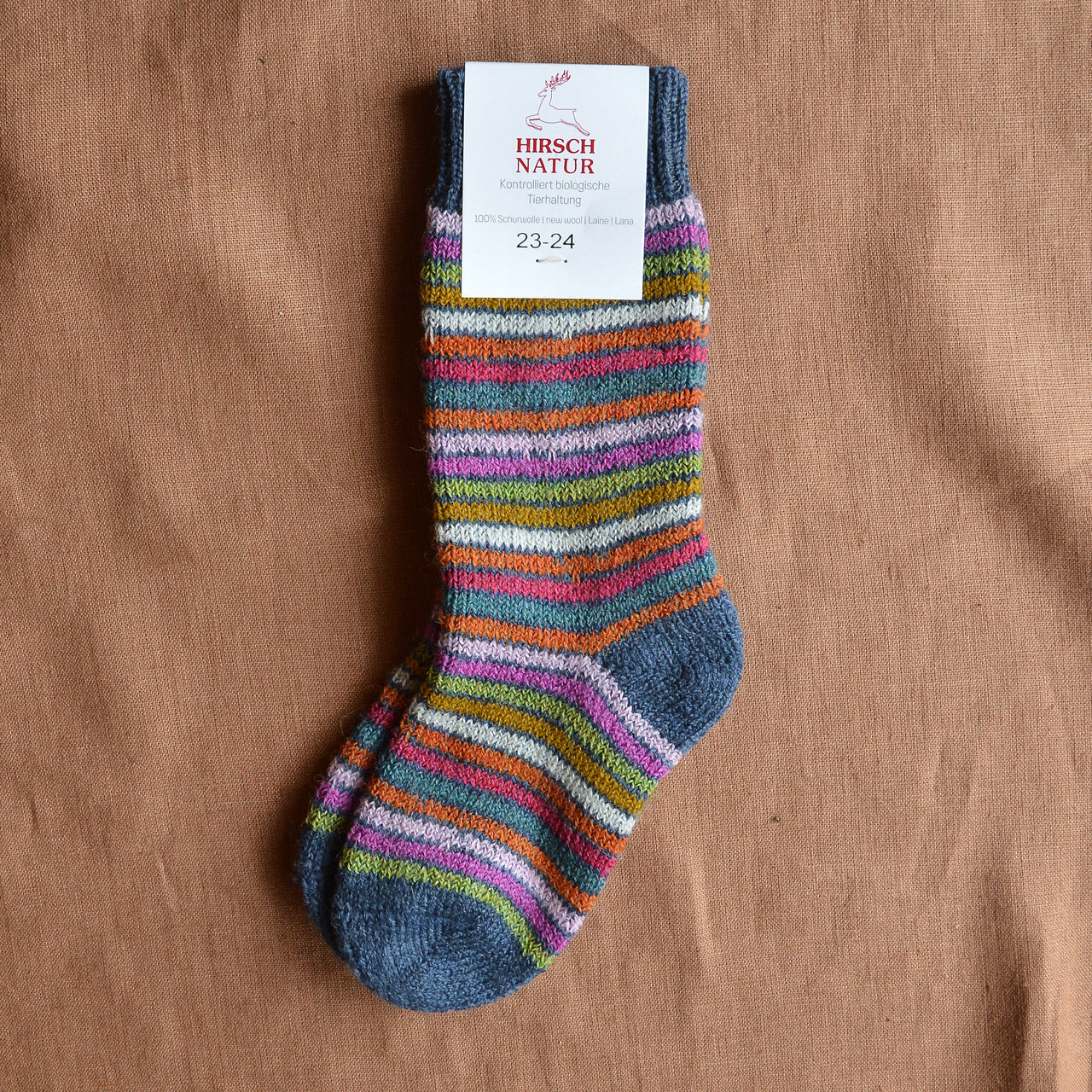 Hirsch Natur Unisex 100% Organic Wool Socks for Children and Adults ...